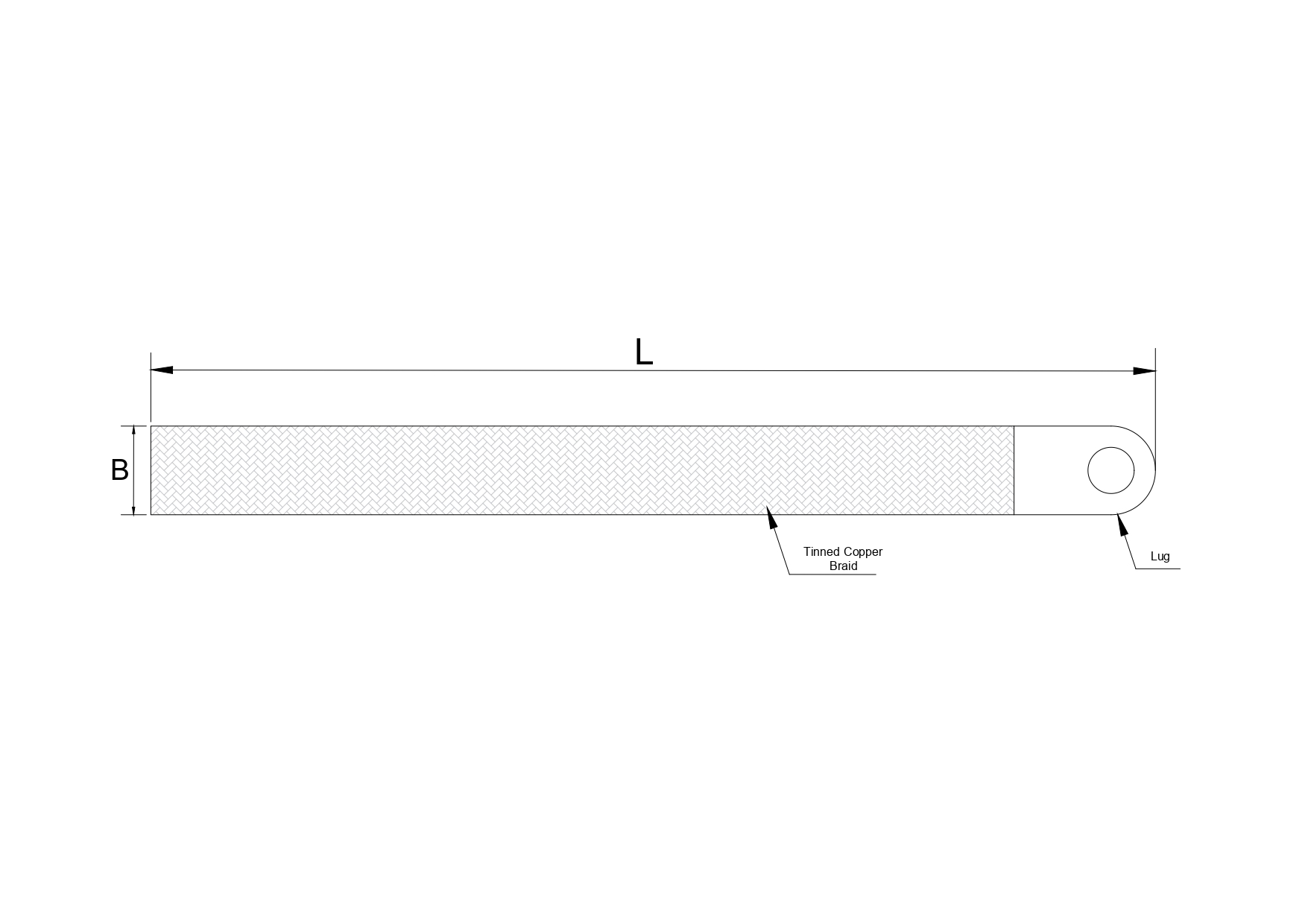 Copper Braid with Lug for Earthing | PCA Technologies